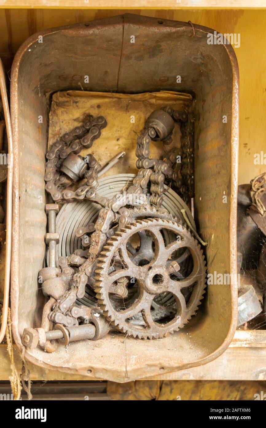 Mill industrial cogs hi-res stock photography and images - Alamy