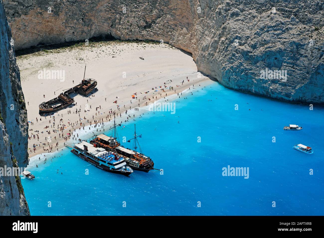 Shipwreck Bay, one of the most beautiful beaches in Greece, Zakynthos ...