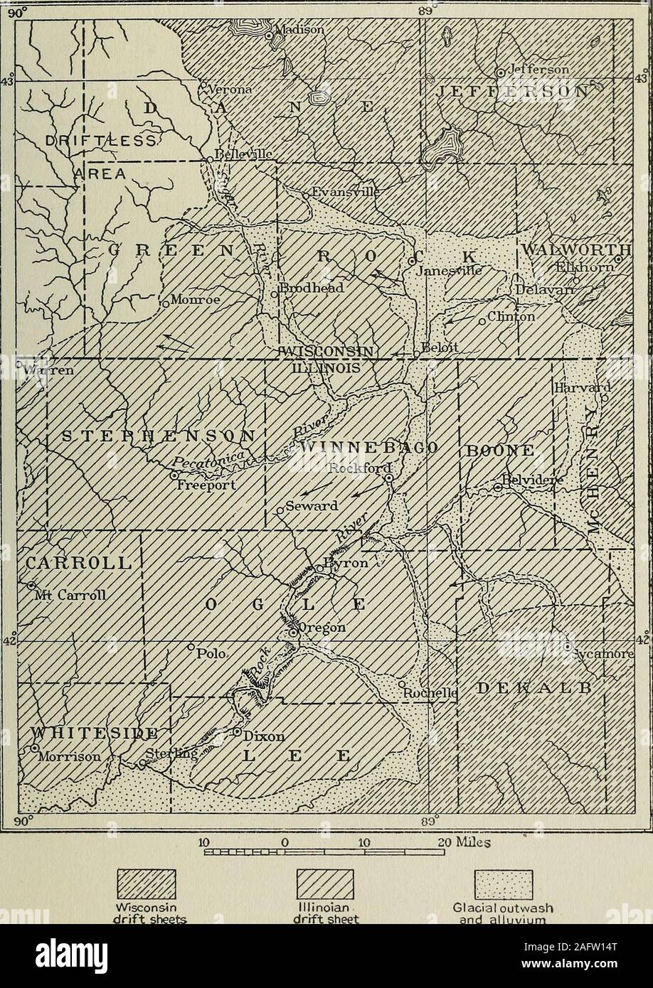 . The environment of Camp Grant. Fig. 20.—Map showing the extent of ...