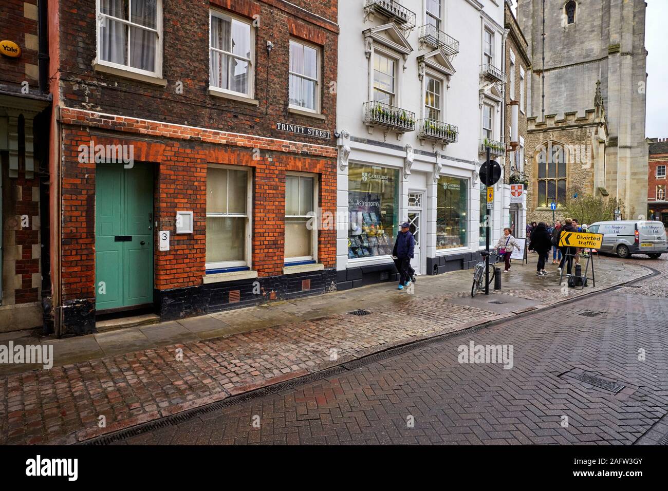Trinity Street in Cambridge Stock Photo - Alamy