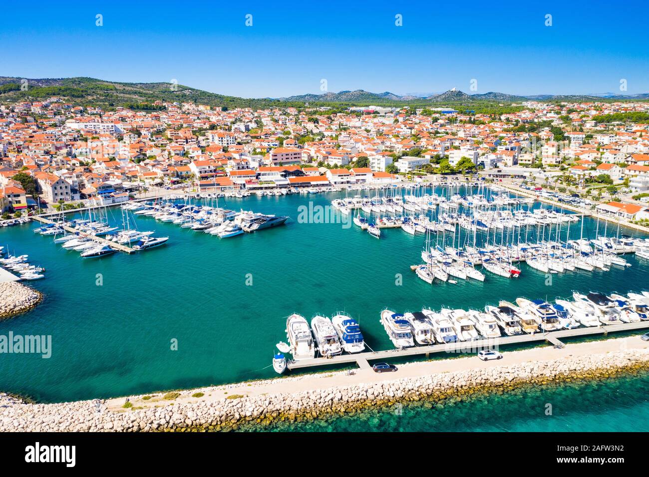 Adriatic coast aerial hi-res stock photography and images - Alamy