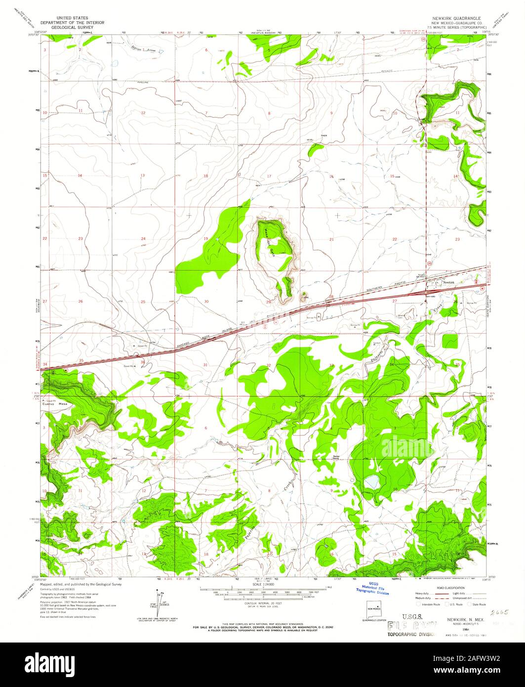 Map of newkirk new mexico hi-res stock photography and images - Alamy