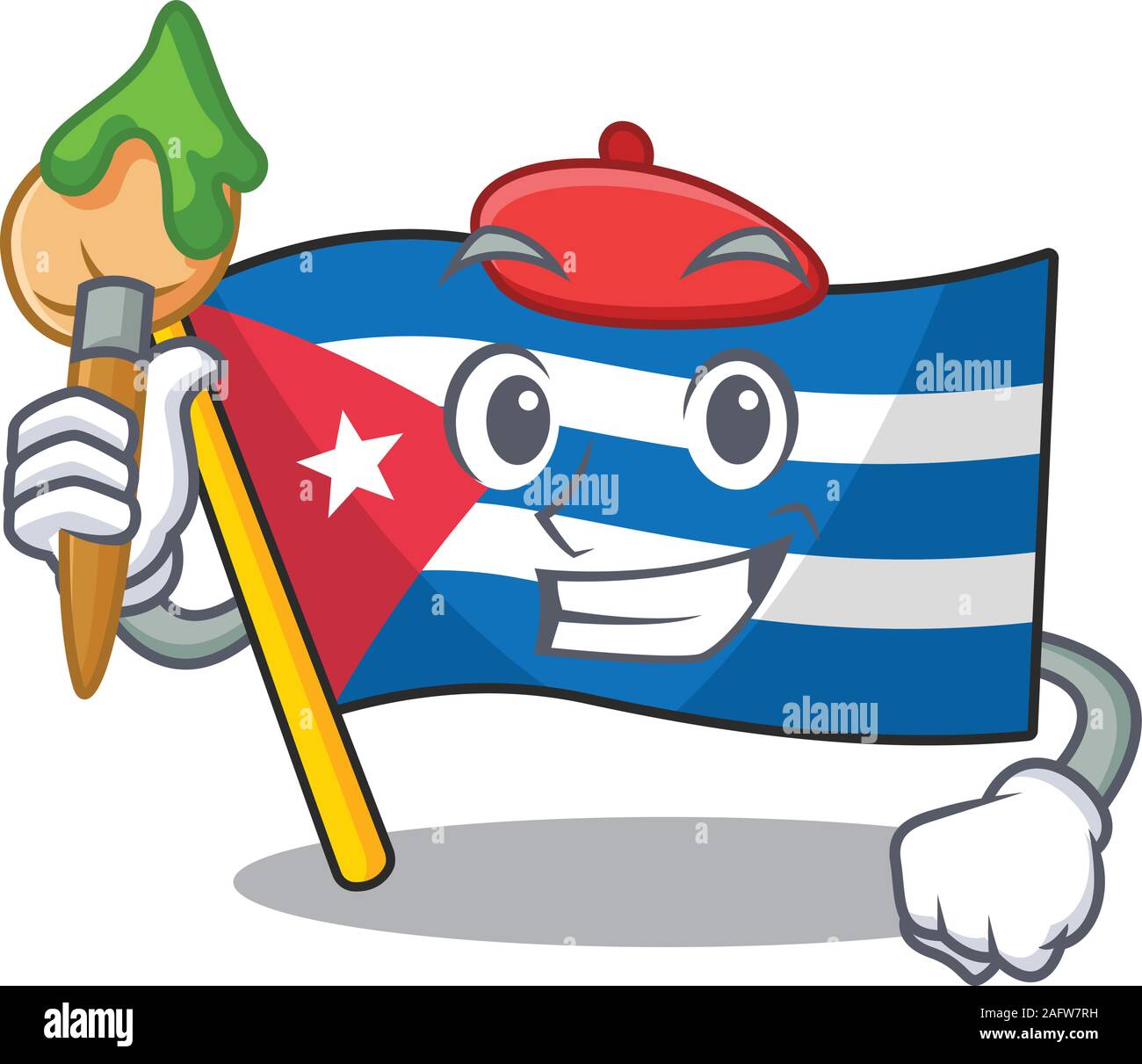 Cuban painter Stock Vector Images - Alamy