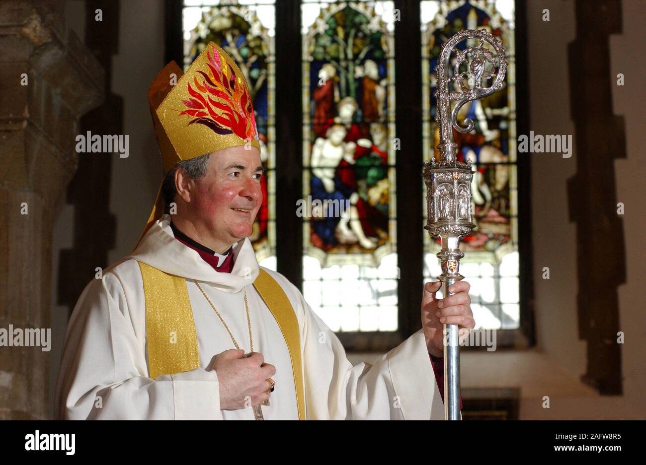 The new Bishop of Monmouth The Right Reverend Dominic Walker pictured ...
