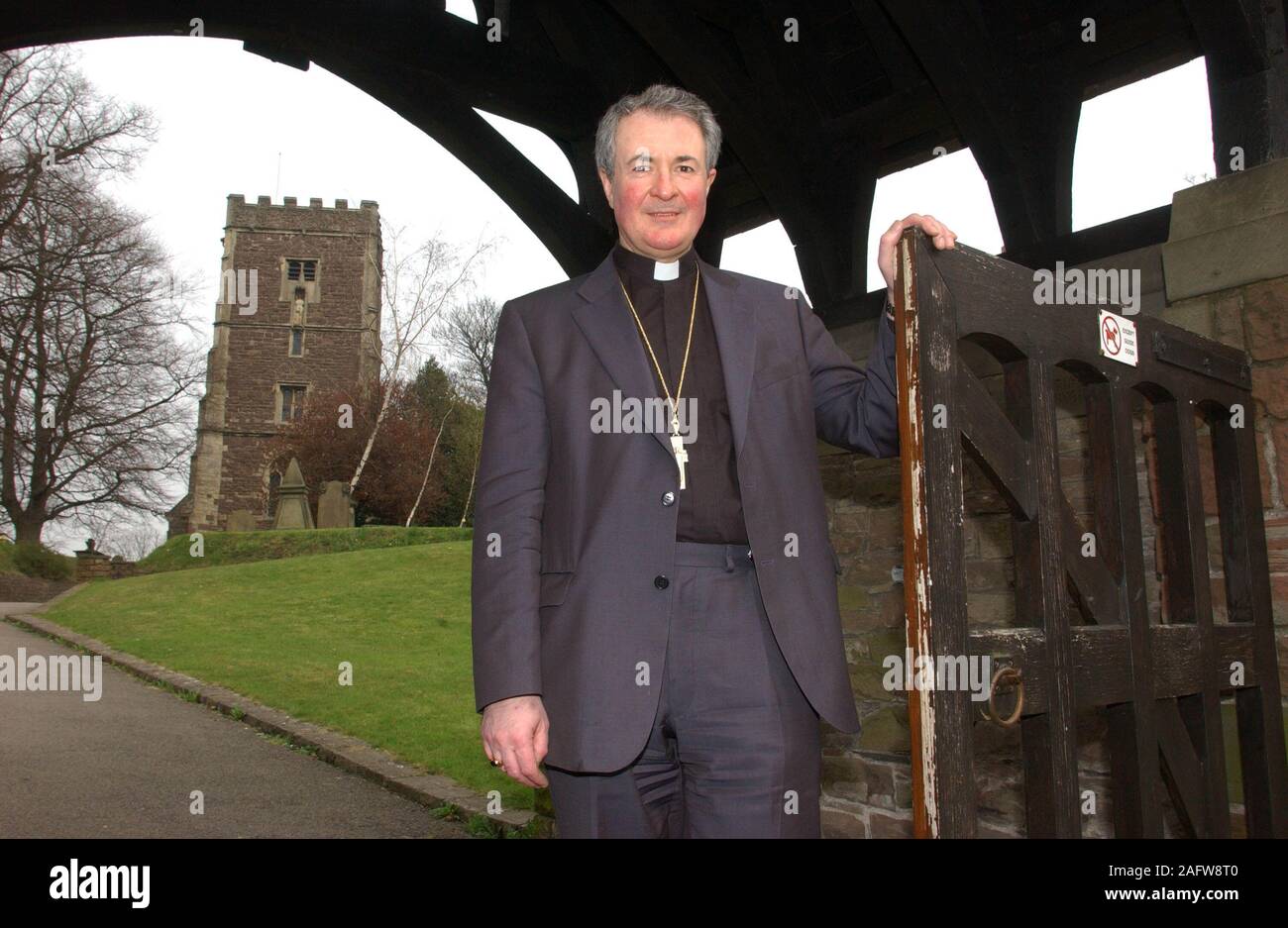 The new Bishop of Monmouth The Right Reverend Dominic Walker pictured ...