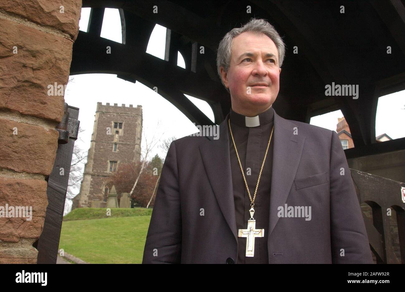 The new Bishop of Monmouth The Right Reverend Dominic Walker pictured ...