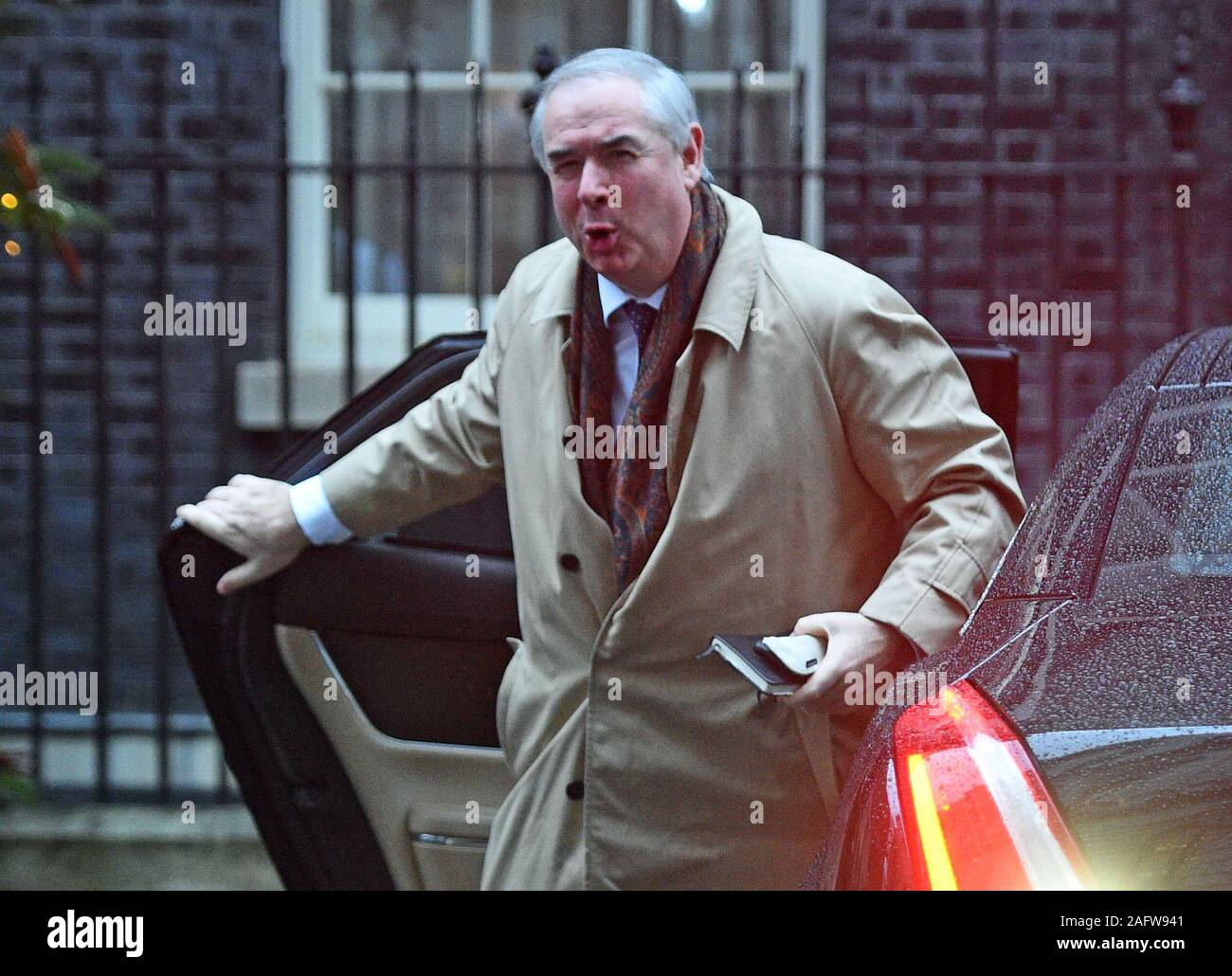 Attorney General Geoffrey Cox arriving in Downing Street, London for ...