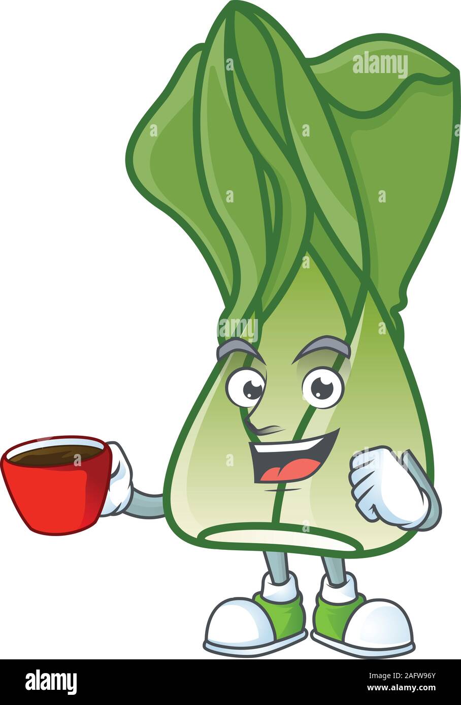 Fresh chinese bok choy Stock Vector Images - Alamy