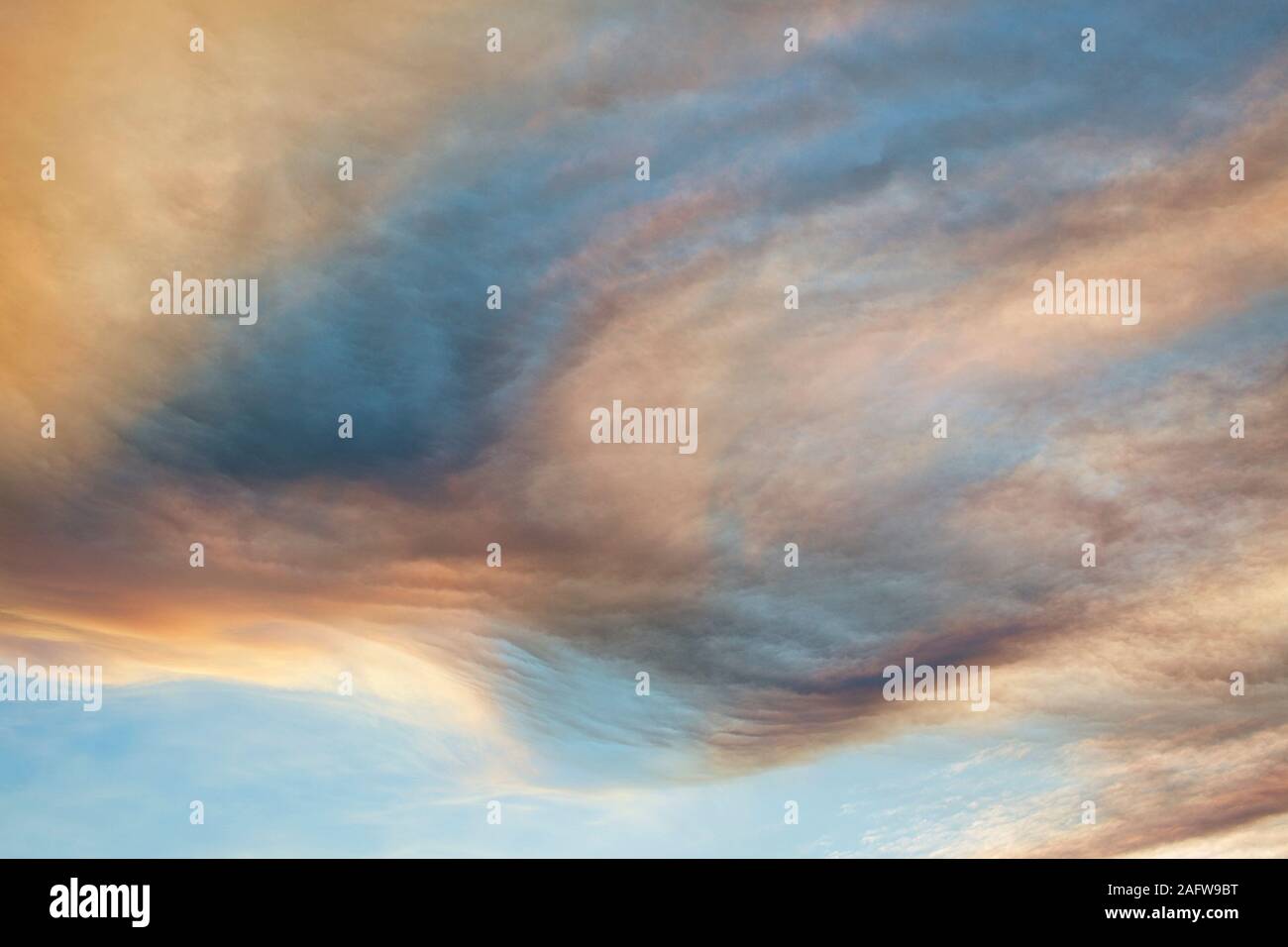 Clouds forming swirling pattern in dramatic sky Stock Photo - Alamy