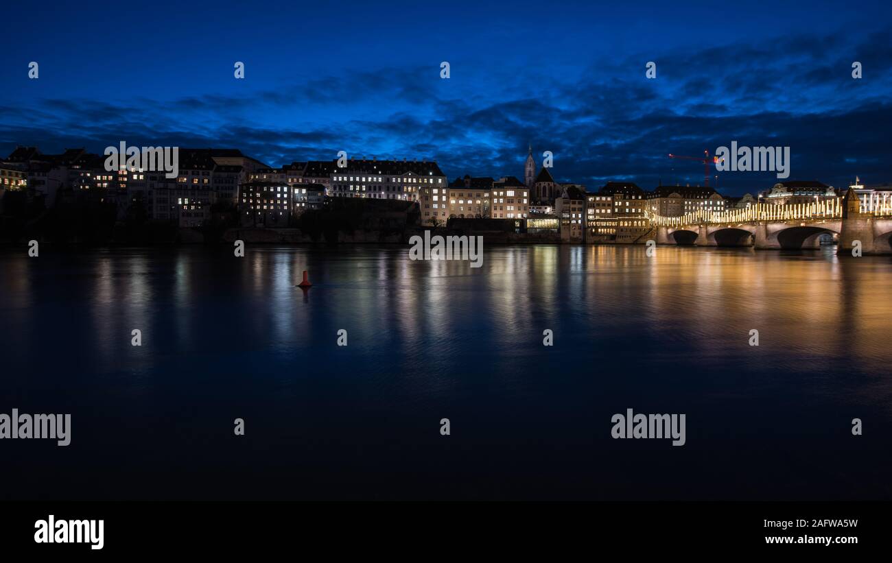 Basel christmas bridge hi-res stock photography and images - Alamy