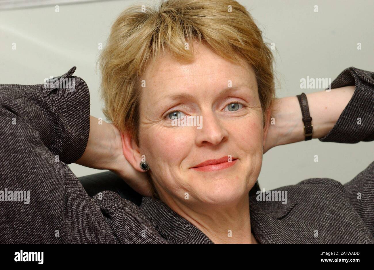 Labour AM Delyth Evans clears her desk at the National Assembly For ...
