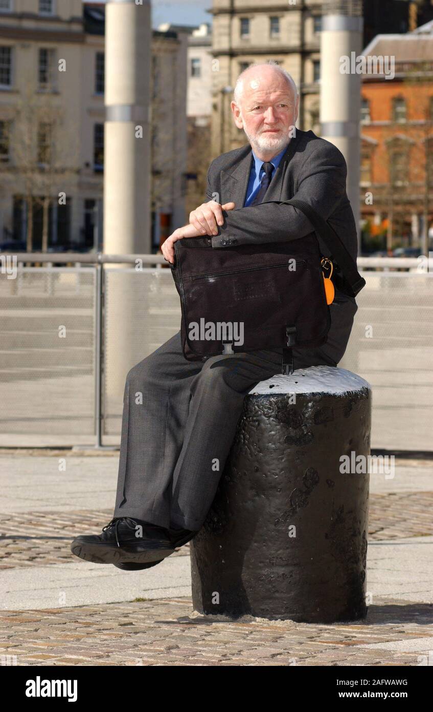 Plaid Cymru's Dr Phil Williams AM pictured in Cardiff Bay today ...