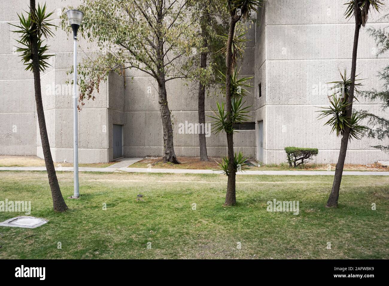 Building color and trees hi-res stock photography and images - Alamy