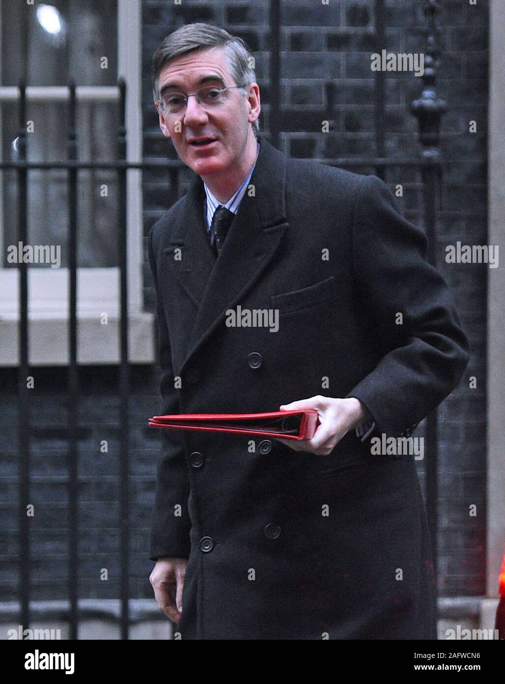 Leader of the House of Commons Jacob Rees-Mogg arriving in Downing ...
