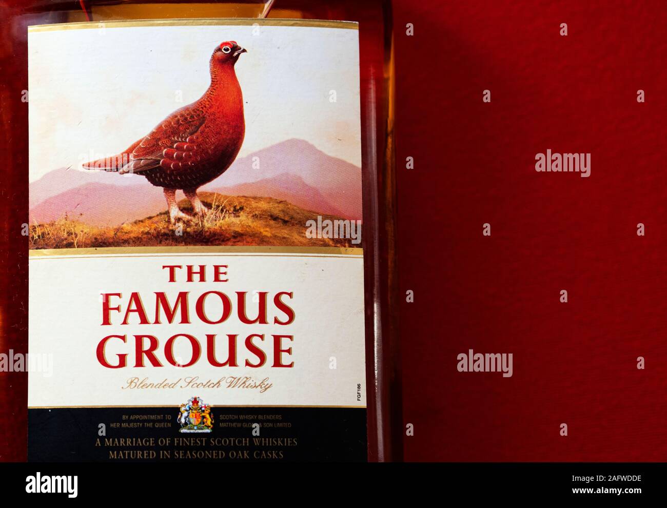 Famous grouse whiskey bottle hi-res stock photography and images - Alamy