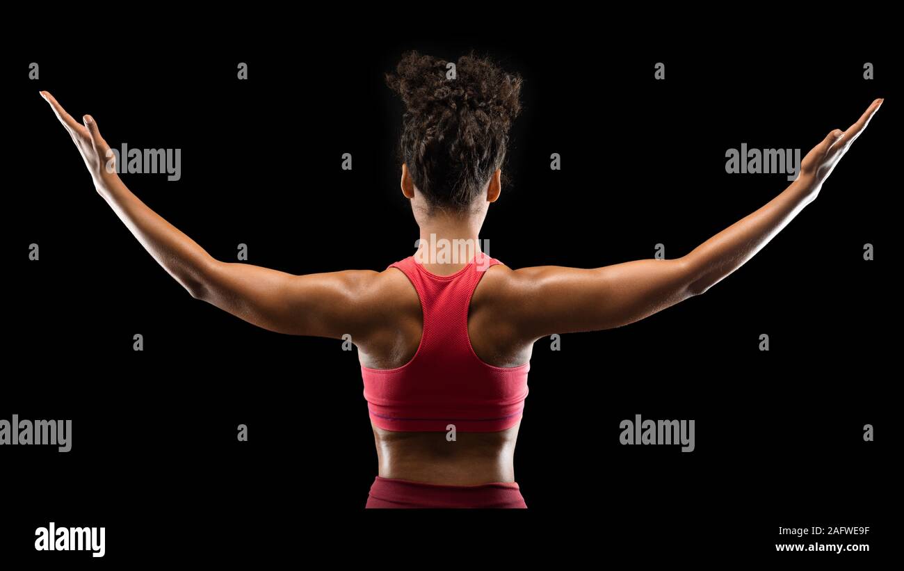 Woman, bodybuilder and pose hi-res stock photography and images - Alamy