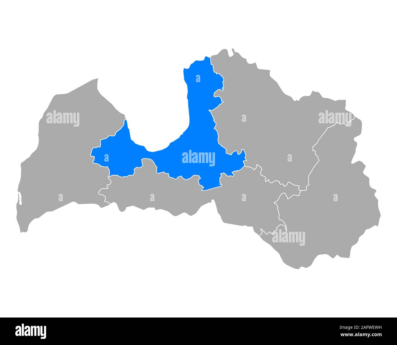 Map of Riga in Latvia Stock Photo - Alamy