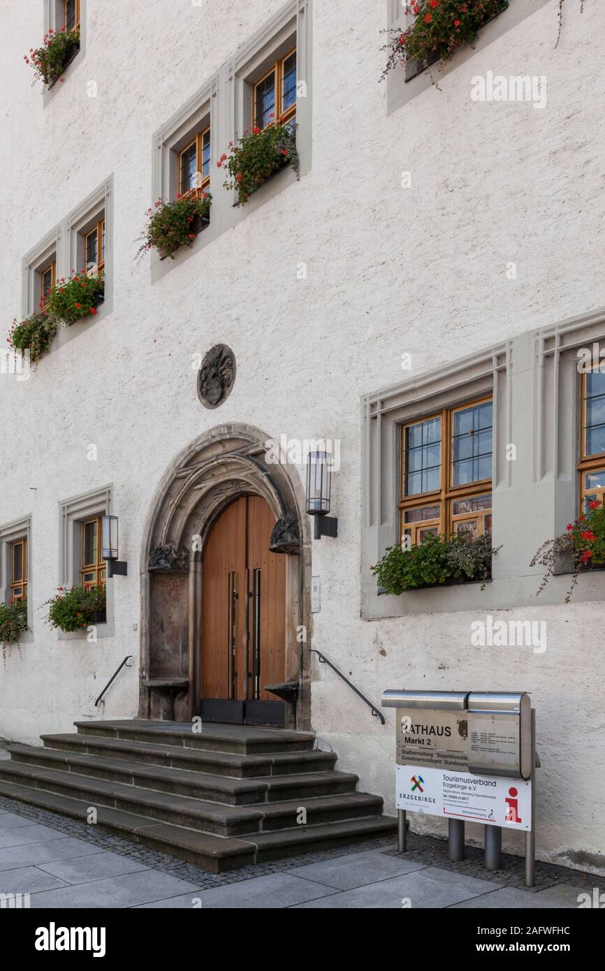 Main entrance to old town hall hi-res stock photography and images - Alamy