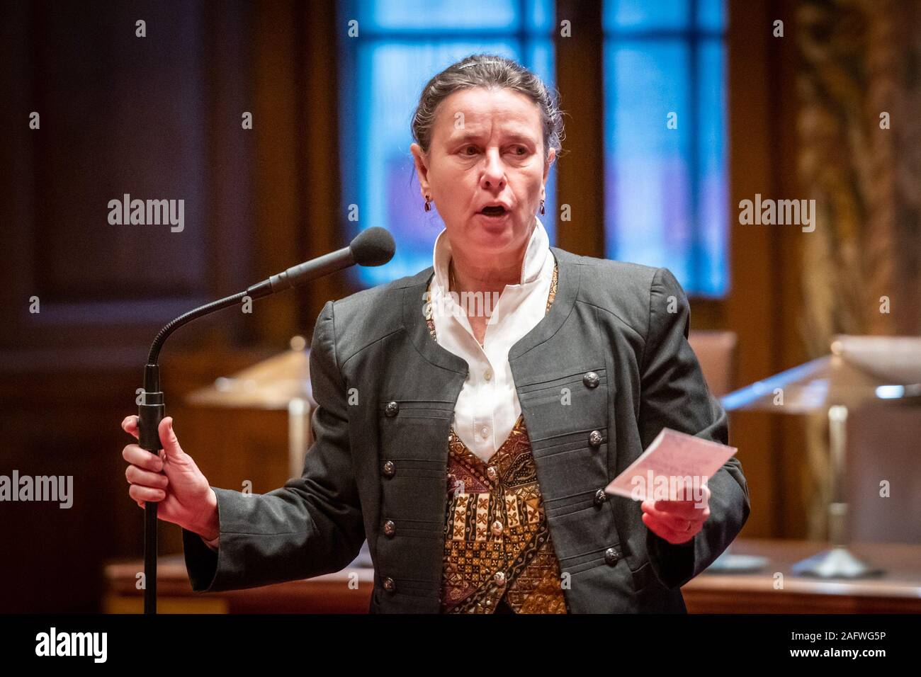 Den Haag, Netherlands. 17th Dec, 2019. DEN HAAG, 17-12-2019, Debate ...