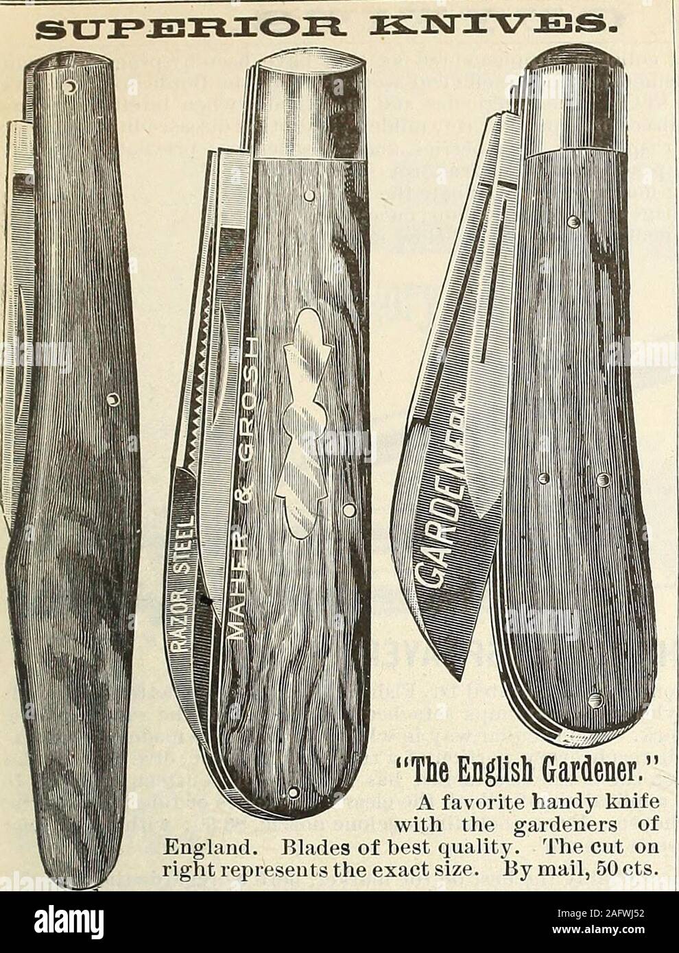 Superior steel for blades hi-res stock photography and images - Alamy