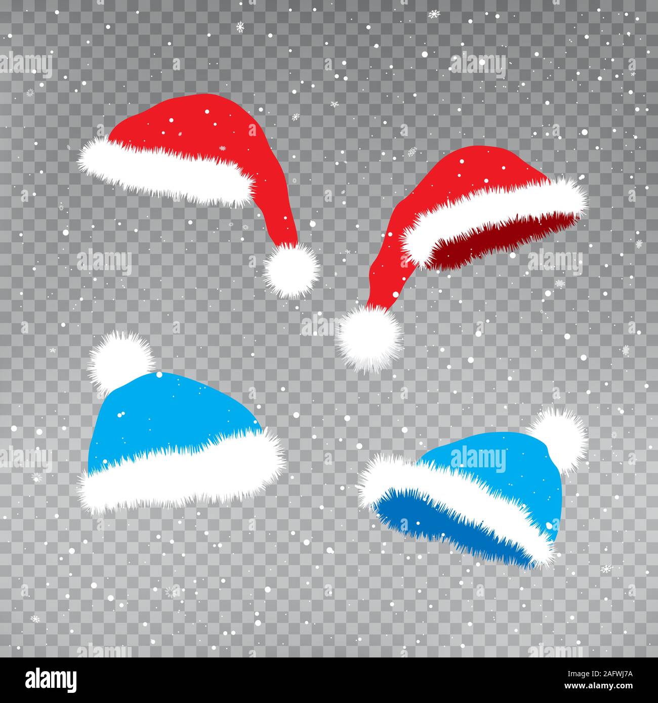Christmas hats set template Stock Vector Image & Art - Alamy