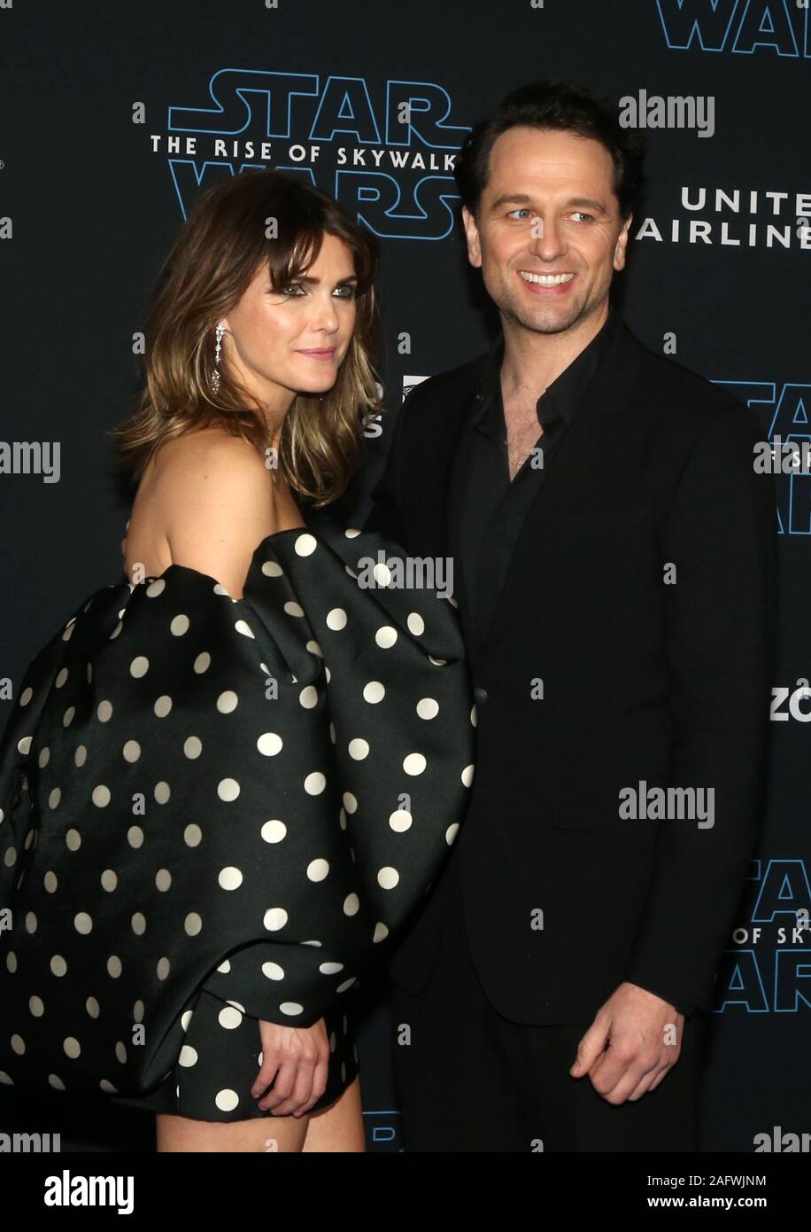 Hollywood, California, USA. 16th Dec, 2019. Keri Russell, Matthew Rhys ...