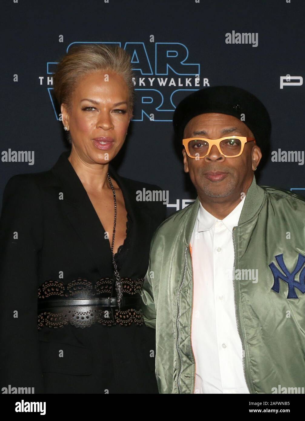 Hollywood, Ca. 16th Dec, 2019. Tonya Lewis Lee, Spike Lee, at the ...