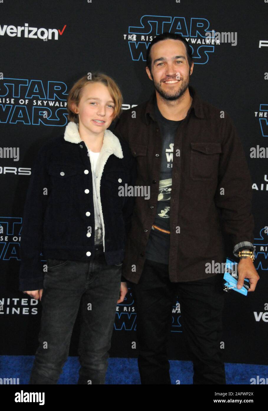 Hollywood, California, USA 16th December 2019 Musician Pete Wentz of ...