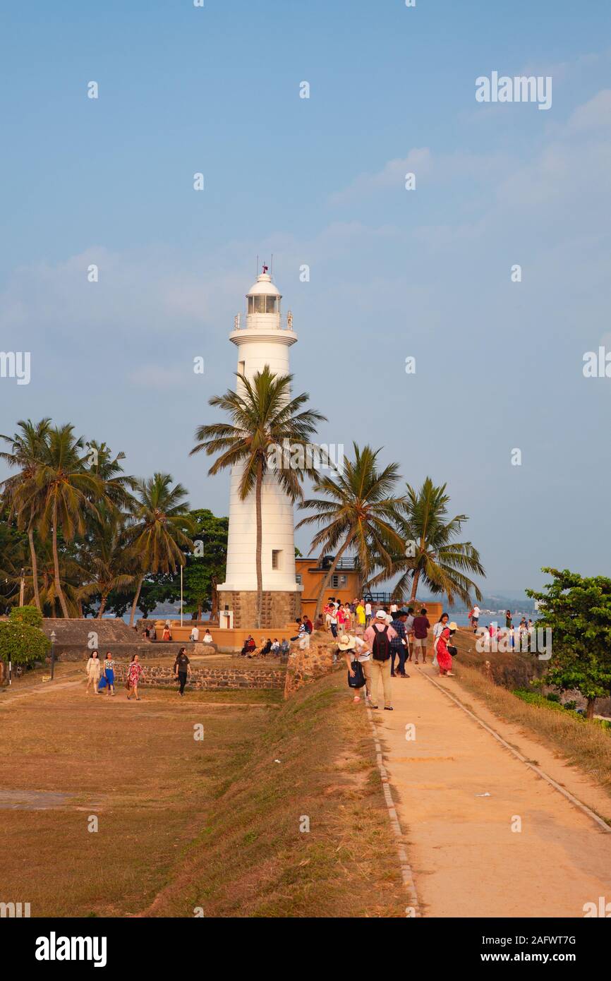 Galle, Sri Lanka - January 29,2019: Galle Lighthouse, also known as ...