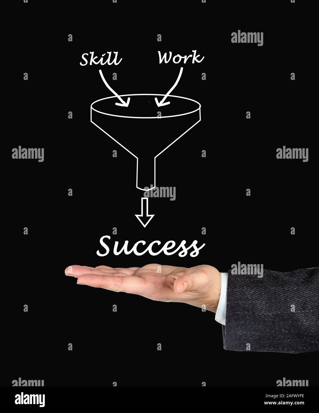 Diagram of success Stock Photo - Alamy