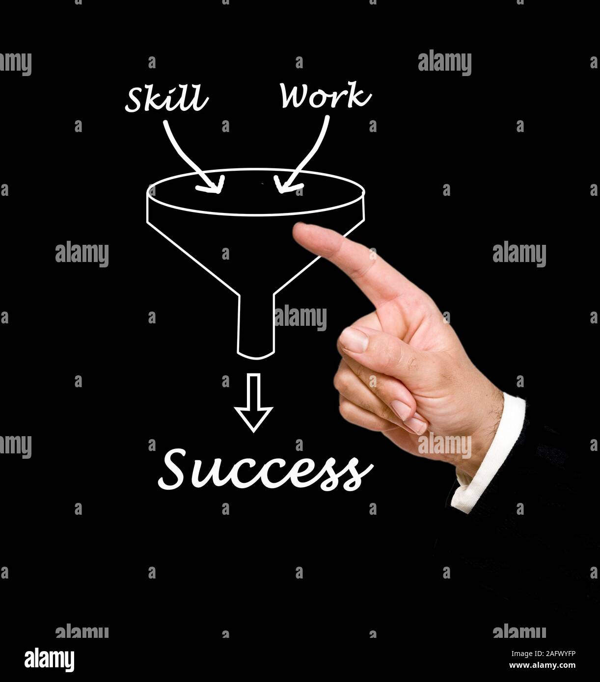 Diagram of success Stock Photo - Alamy