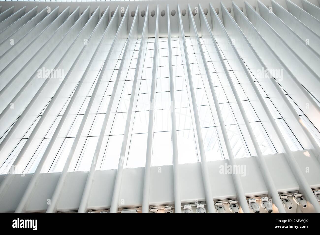 Low angle shot of a modern building interior perfect for a neutral ...