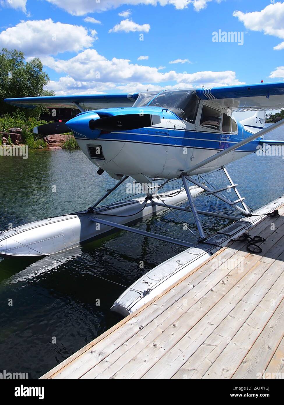 Vintage float plane Stock Photo - Alamy