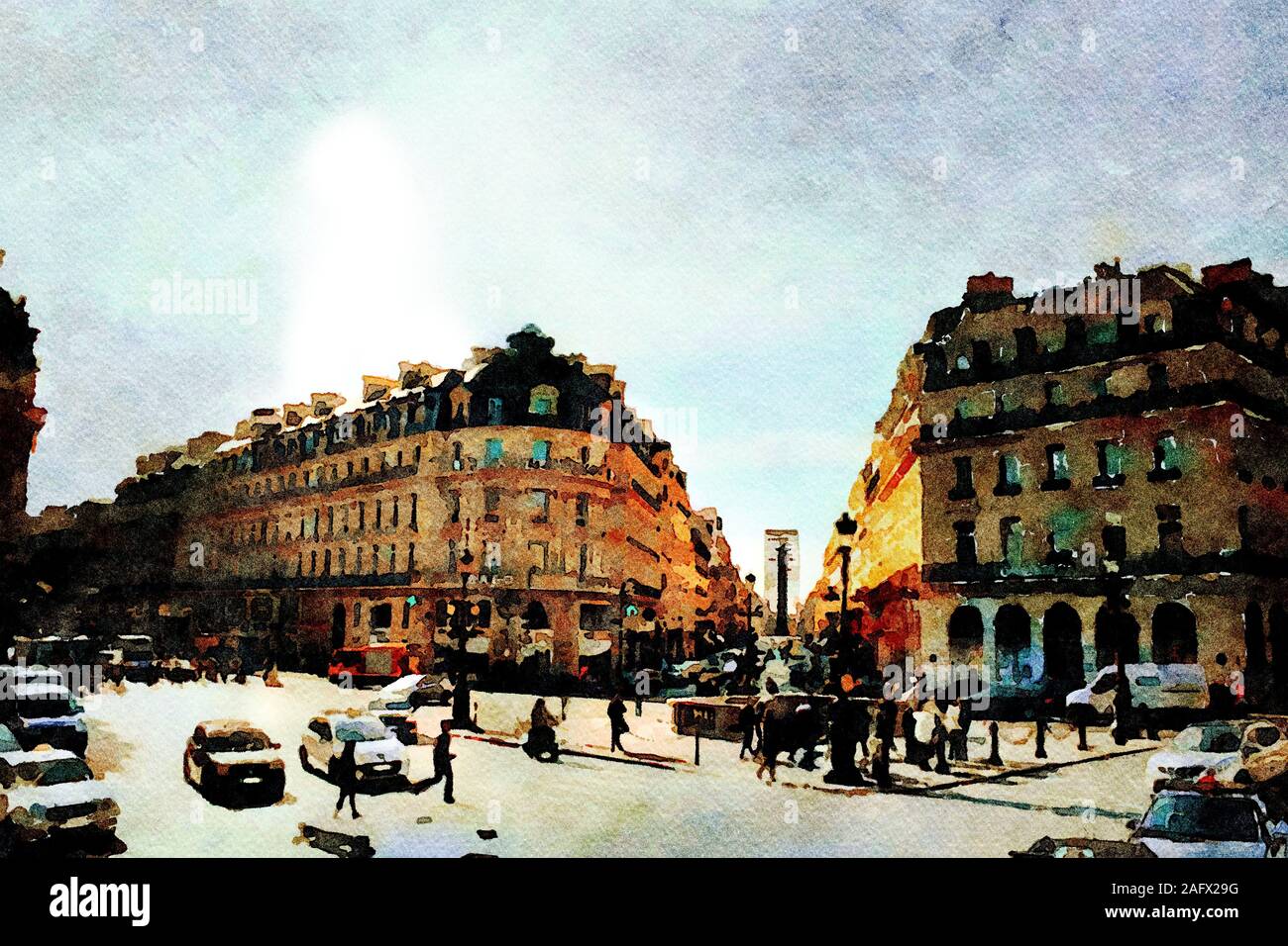 Central paris map hi-res stock photography and images - Alamy