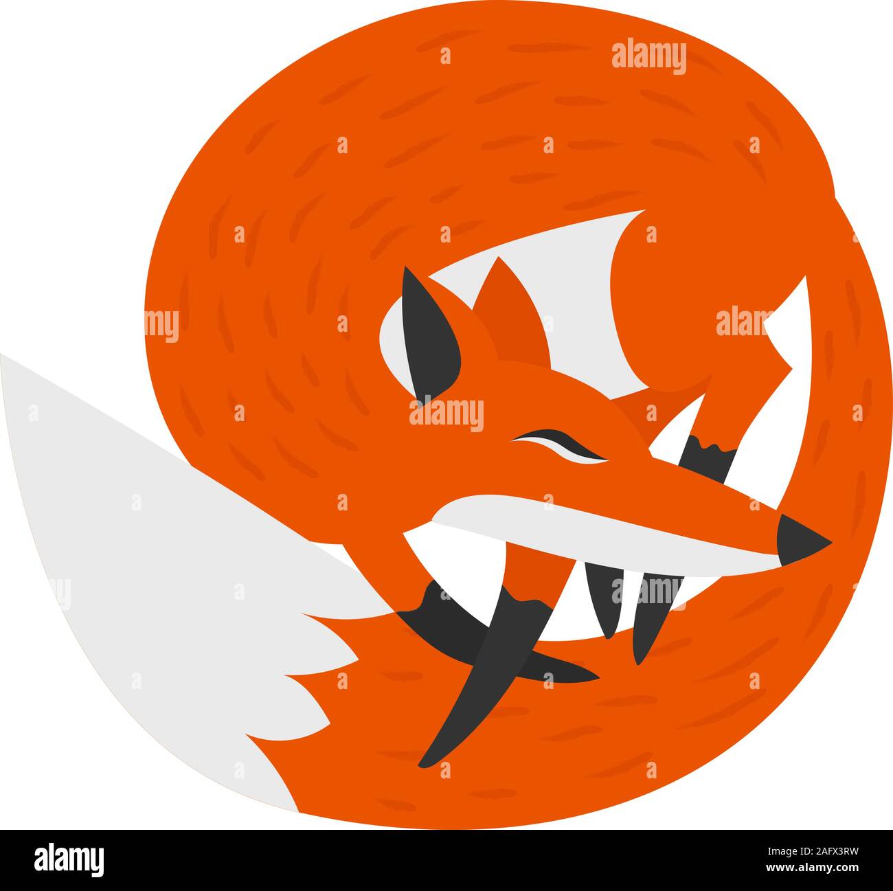 Simple fox hi-res stock photography and images - Alamy