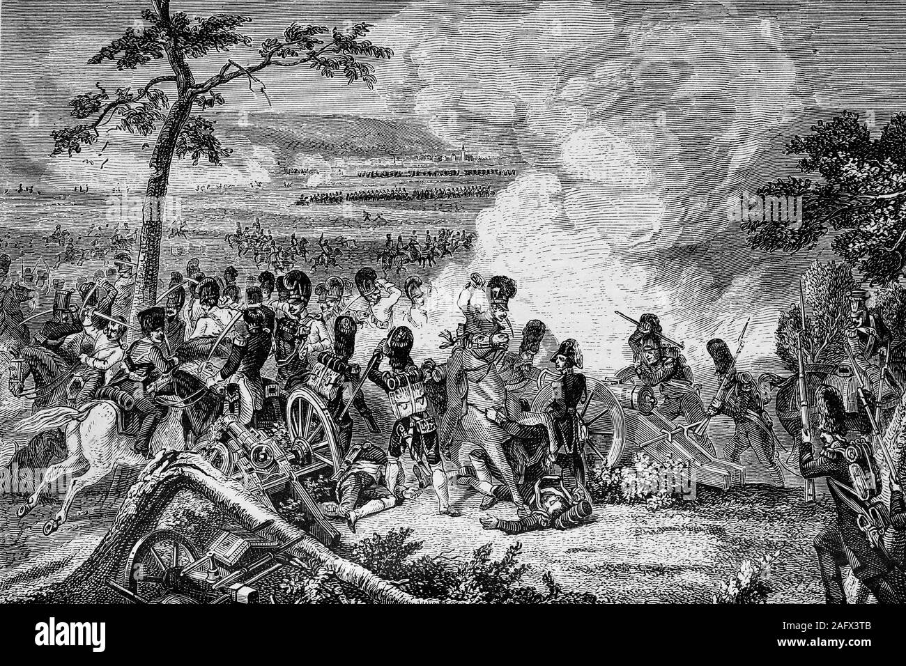 Battle of Hanau. 30th-31first 1813. French victory. Napoleonic wars ...