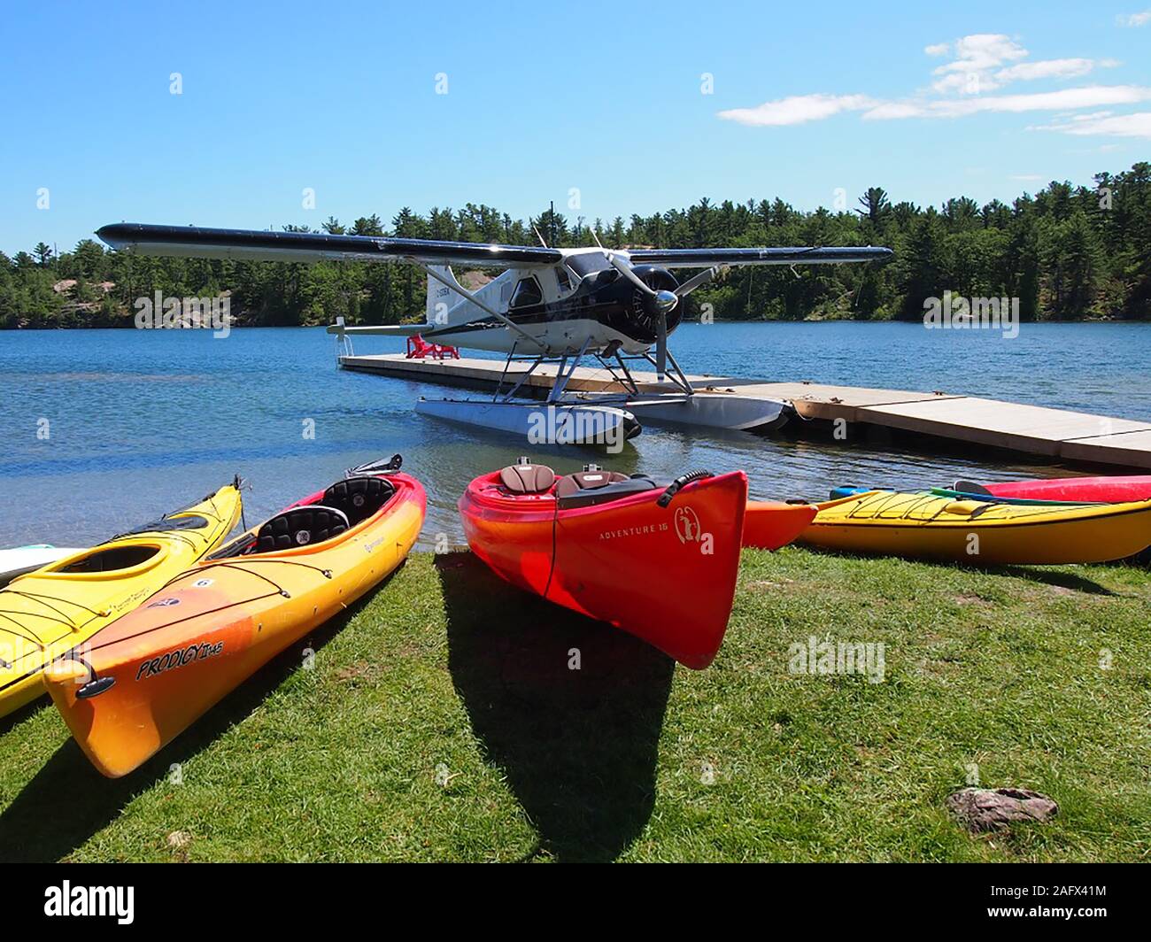 Vintage float plane Stock Photo - Alamy