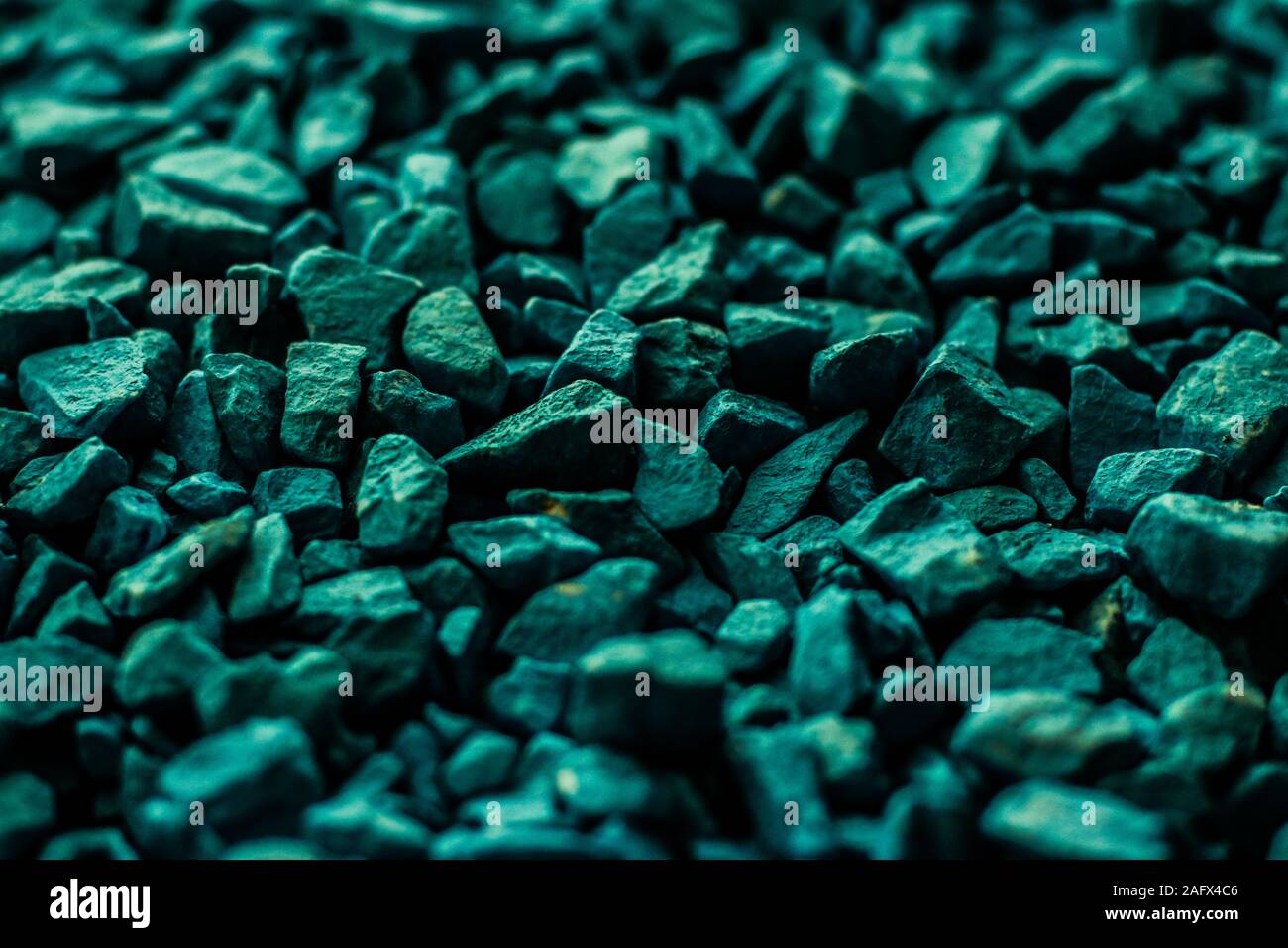 Decor, surface and nature concept - Emerald green stone pebbles as ...