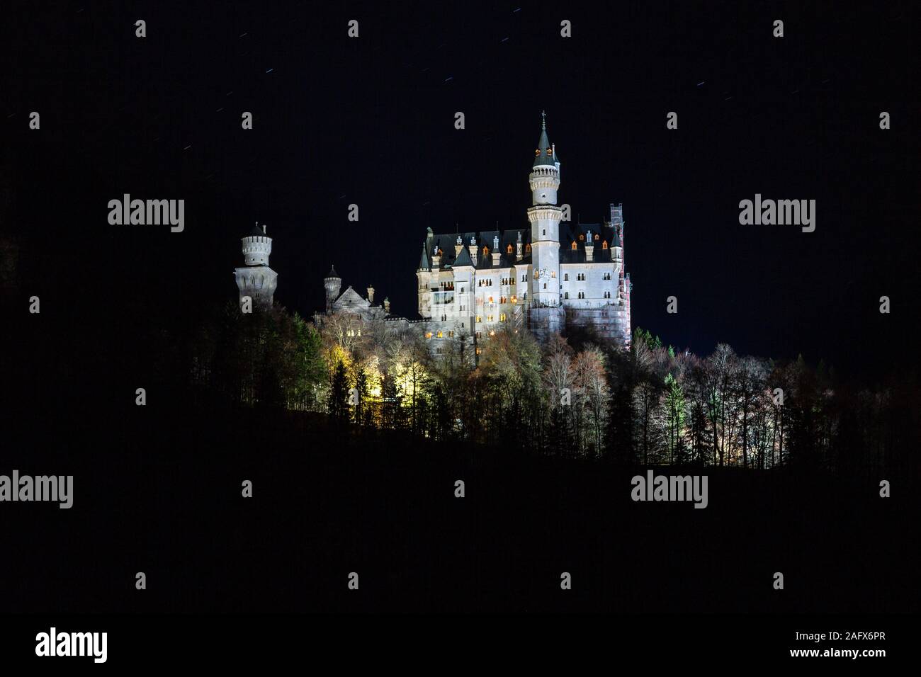 Neuschwanstein castle panoramic view hi-res stock photography and ...