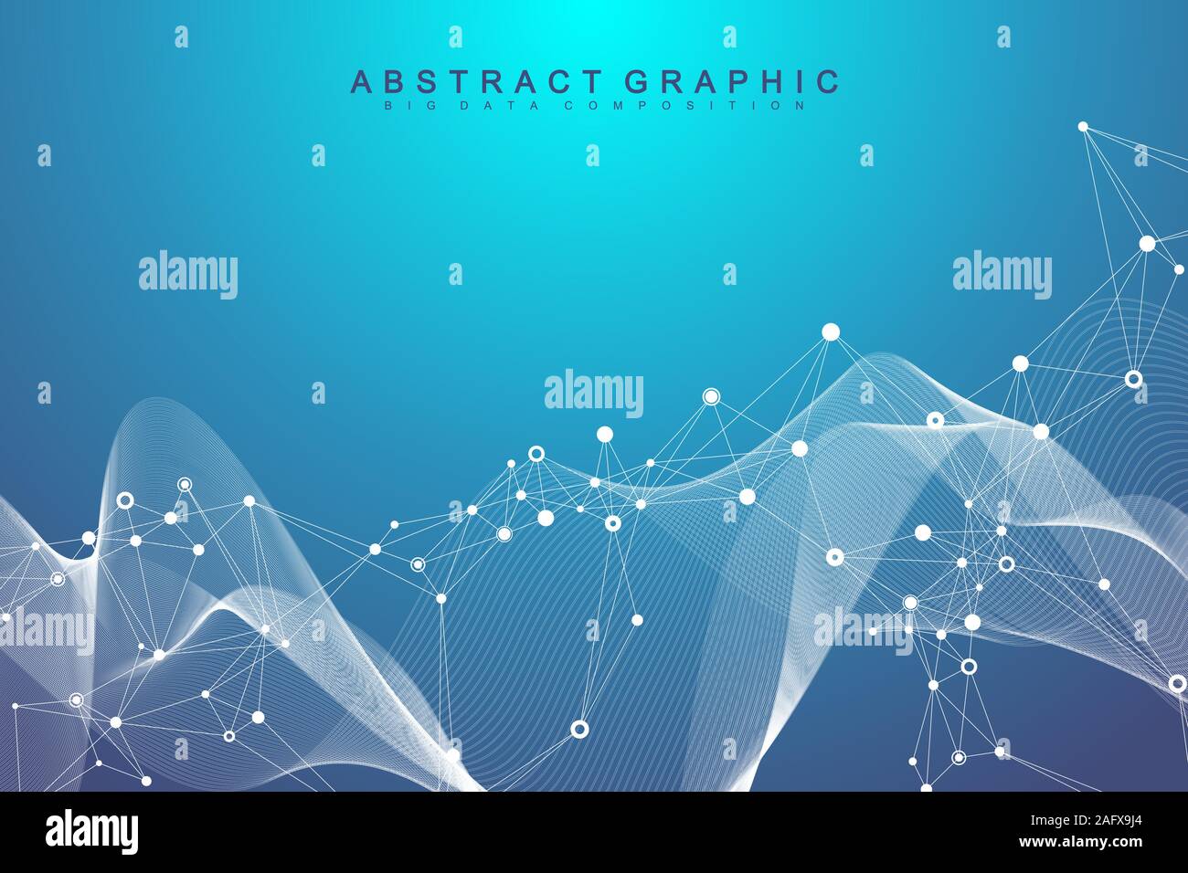 Abstract Dynamic Motion Lines And Dots Background With Colorful Particles Digital Streaming