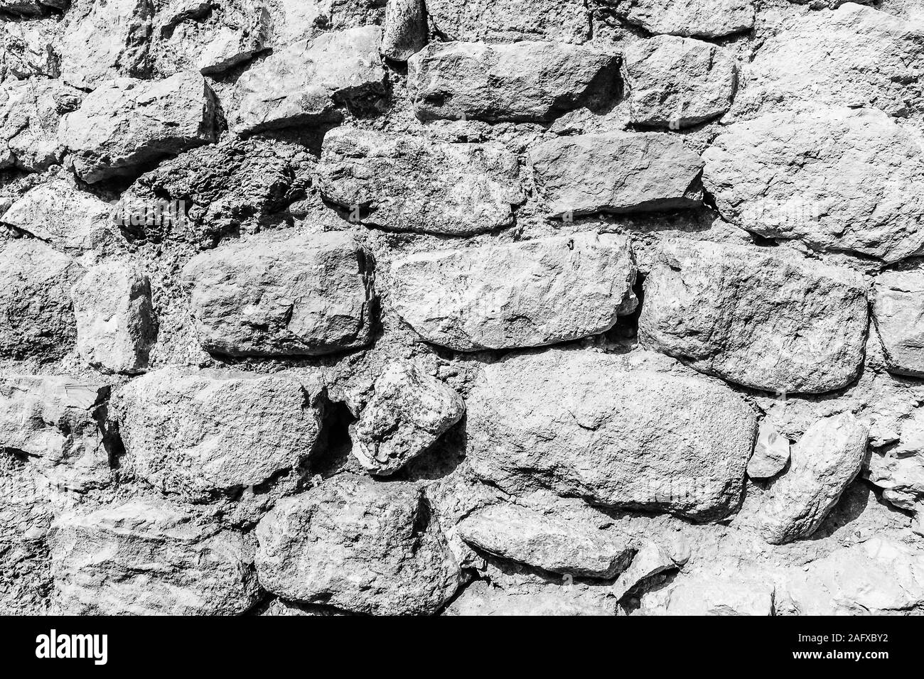 Background of ancient stone wall. Texture of old brick. Roman ...