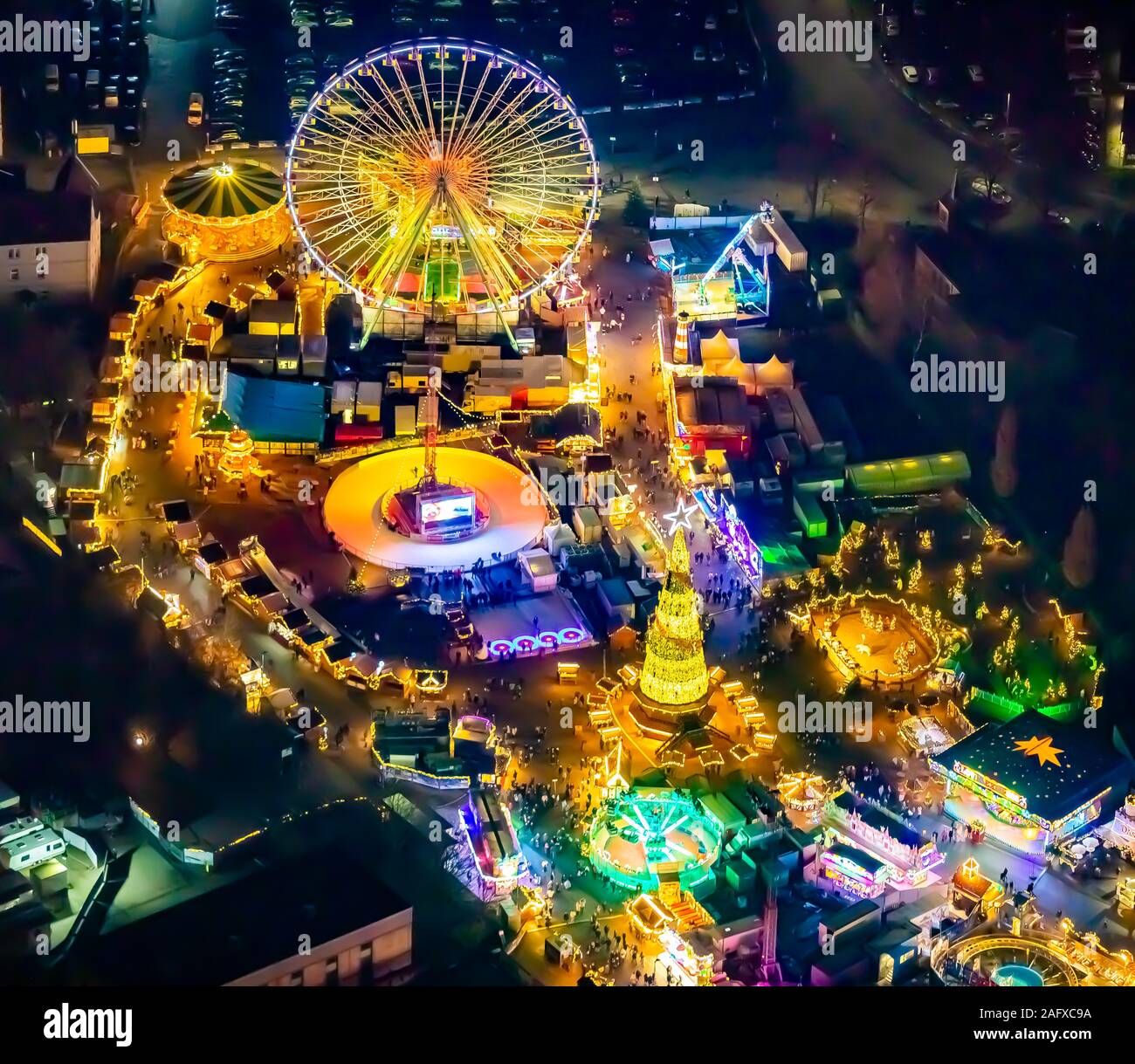 Weihnachtswelt crange herne mit weihnachtsbaum hi-res stock photography ...