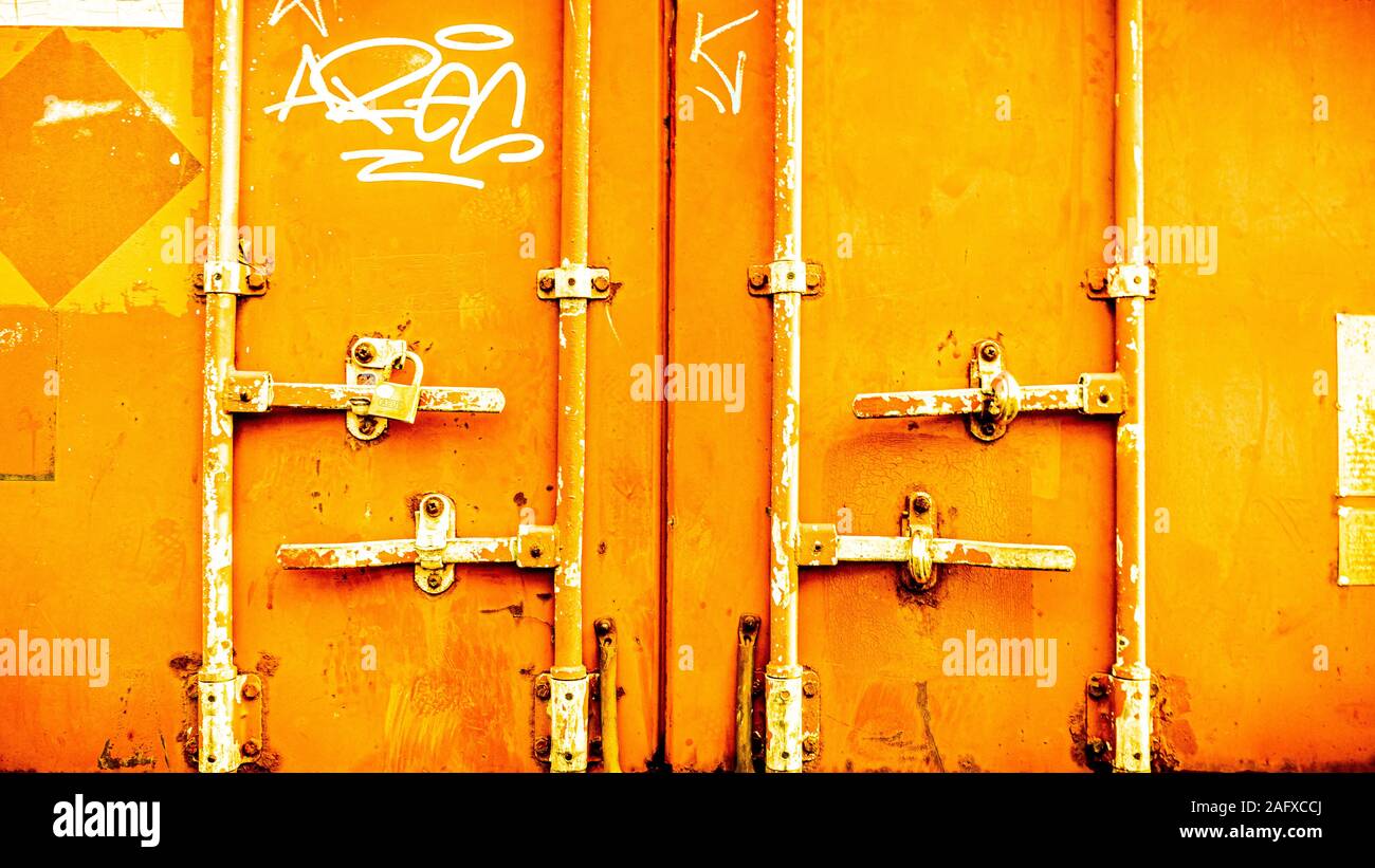 Graffiti Shipping Container High Resolution Stock Photography and ...