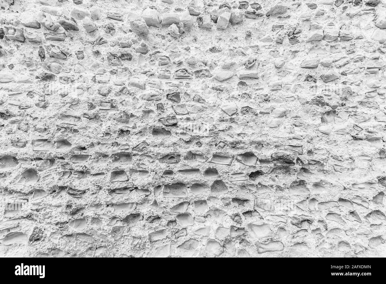 Background of ancient stone wall. Texture of old brick. Roman ...