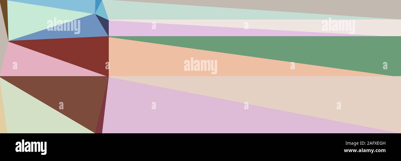 abstract horizontal multicolor geometric art Stock Photo - Alamy