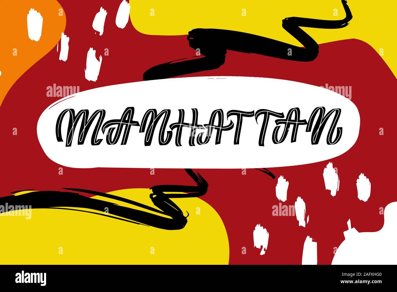 Hand drawing ink lettering vector art, modern brush calligraphy poster ...