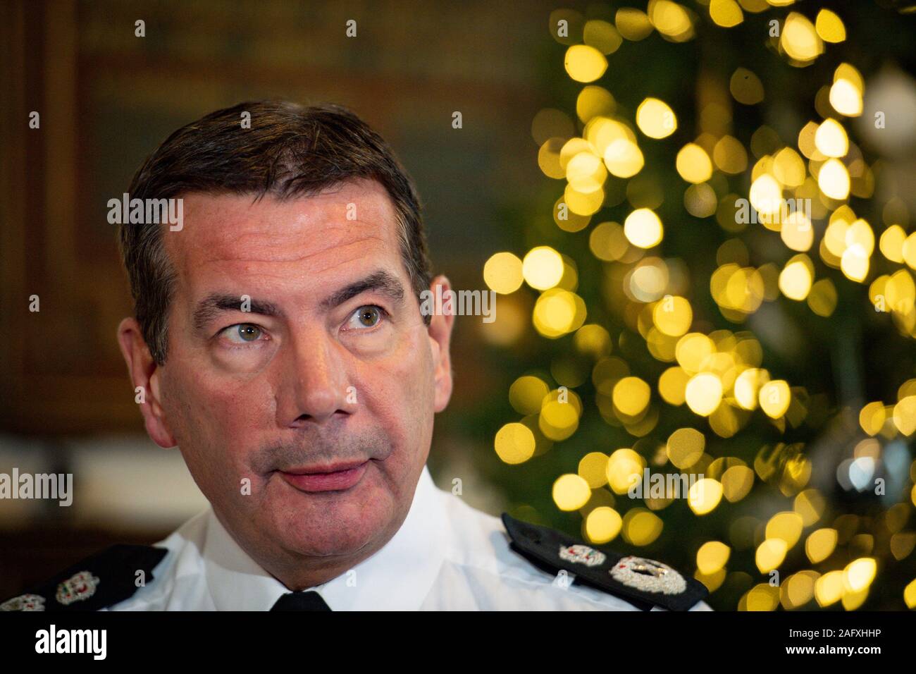 Chief Constable of Northamptonshire Police, Nick Adderley, speaks to ...