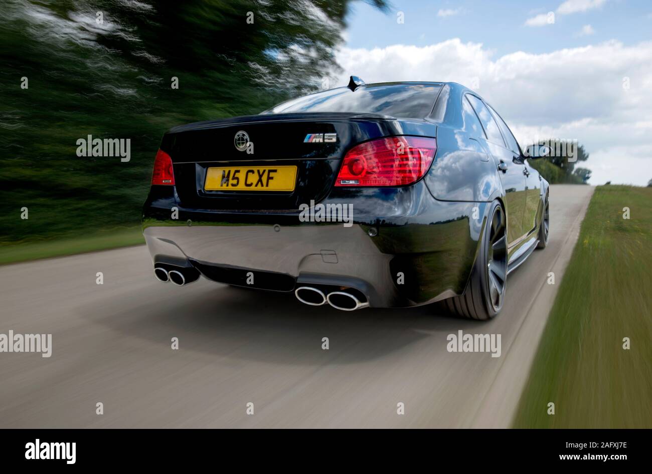 BMW E60 M5 super saloon Stock Photo - Alamy