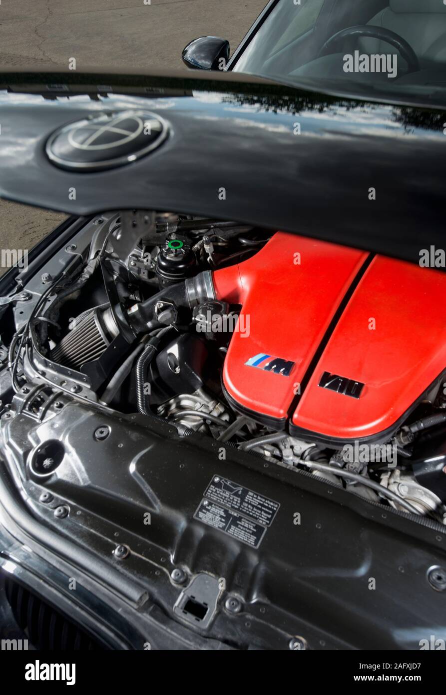 BMW E60 M5 super saloon Stock Photo - Alamy