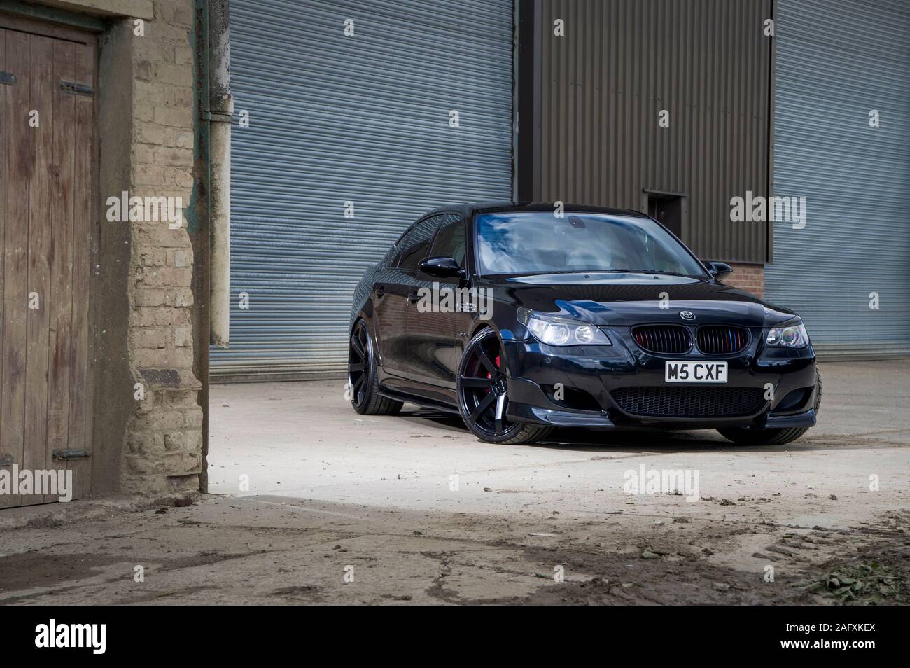 BMW E60 M5 super saloon Stock Photo - Alamy